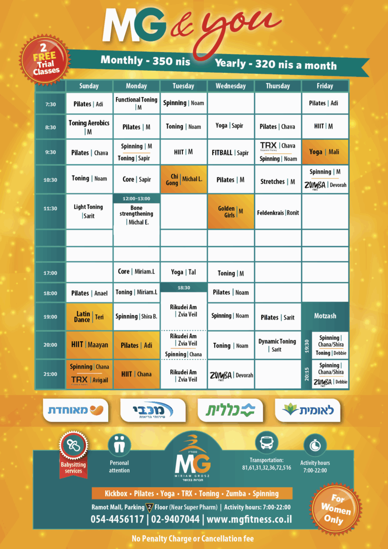 10-October-GYM-Schedule-ENG - mgfitness